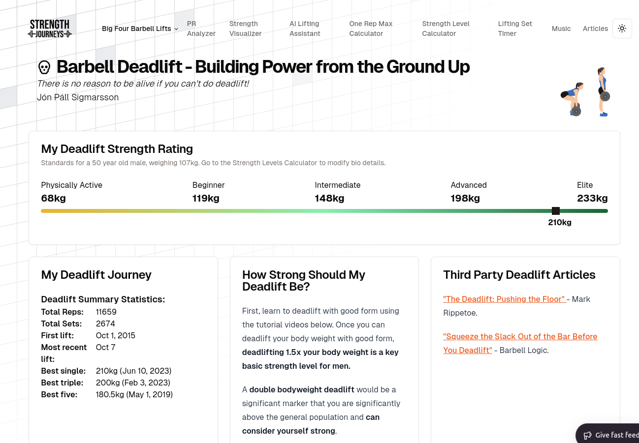 Barbell Deadlift - Building Power from the Ground Up