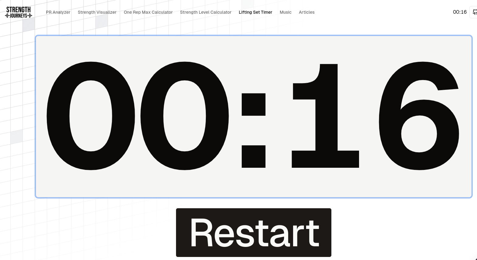 Gym Timer | Strength Journeys